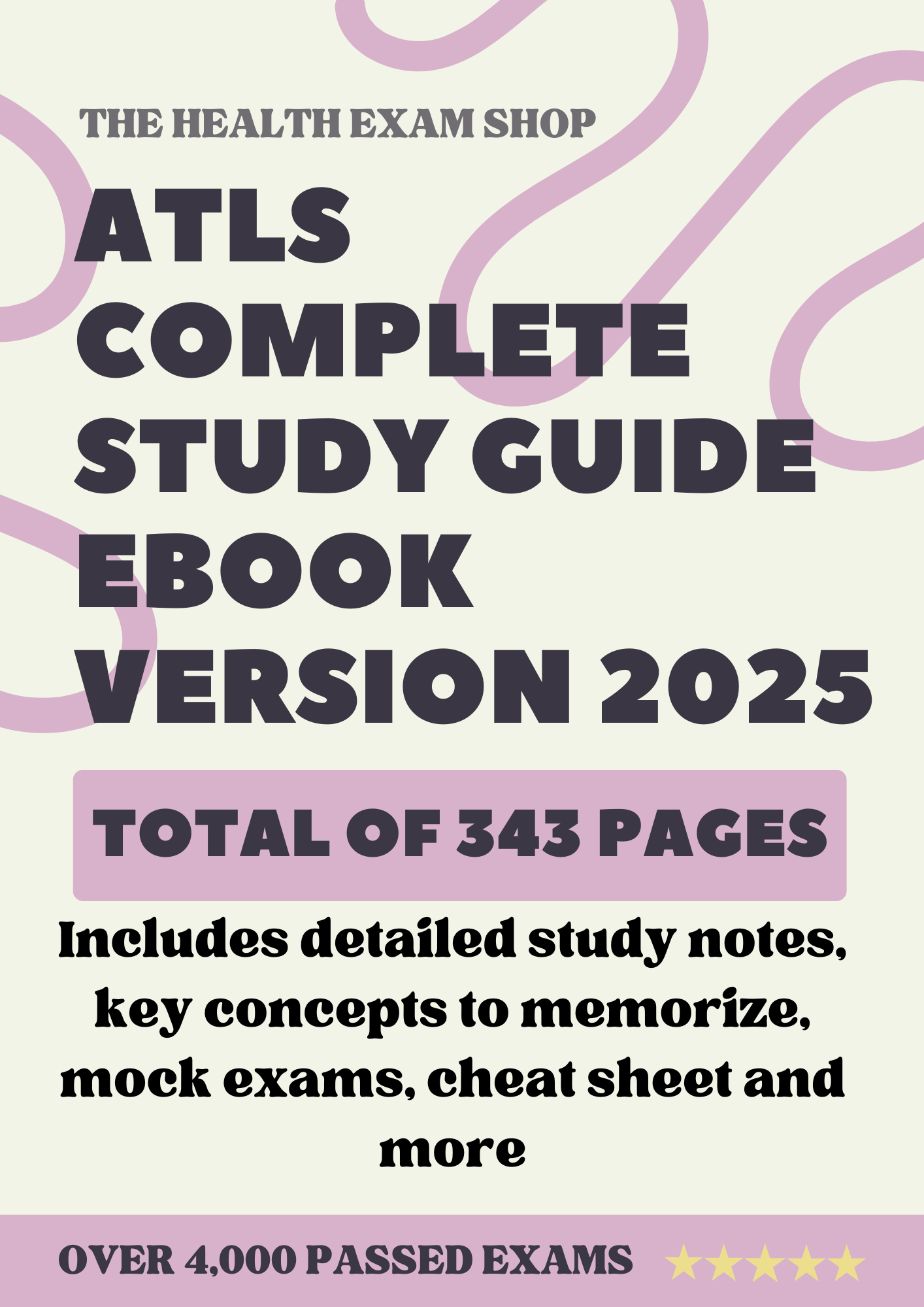 ATLS Exam 2025 eBook Study Guide | Includes Detailed Notes, Practice Q ...