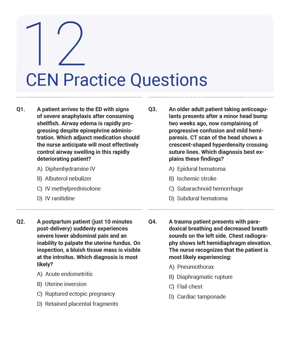 CEN Complete Study Guide 2025 – The Health Exams