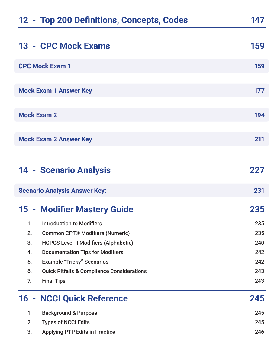 AAPC CPC 2025 Study Guide | Includes Detailed Notes, Mock Exams, Cheat ...