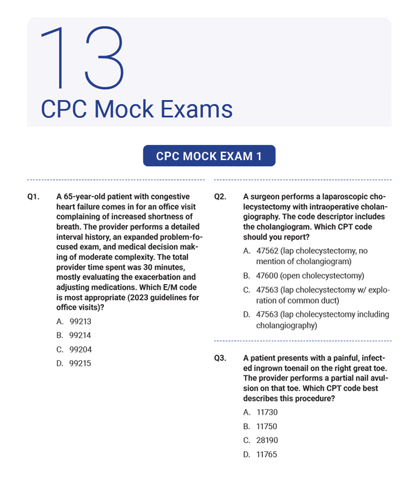 AAPC CPC 2025 Study Guide | Includes Detailed Notes, Mock Exams, Cheat ...