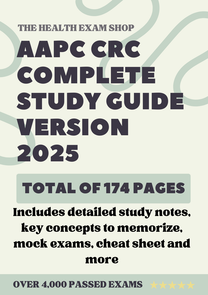 AAPC CRC Study Guide | AAPC CRC Exam Questions – The Health Exams