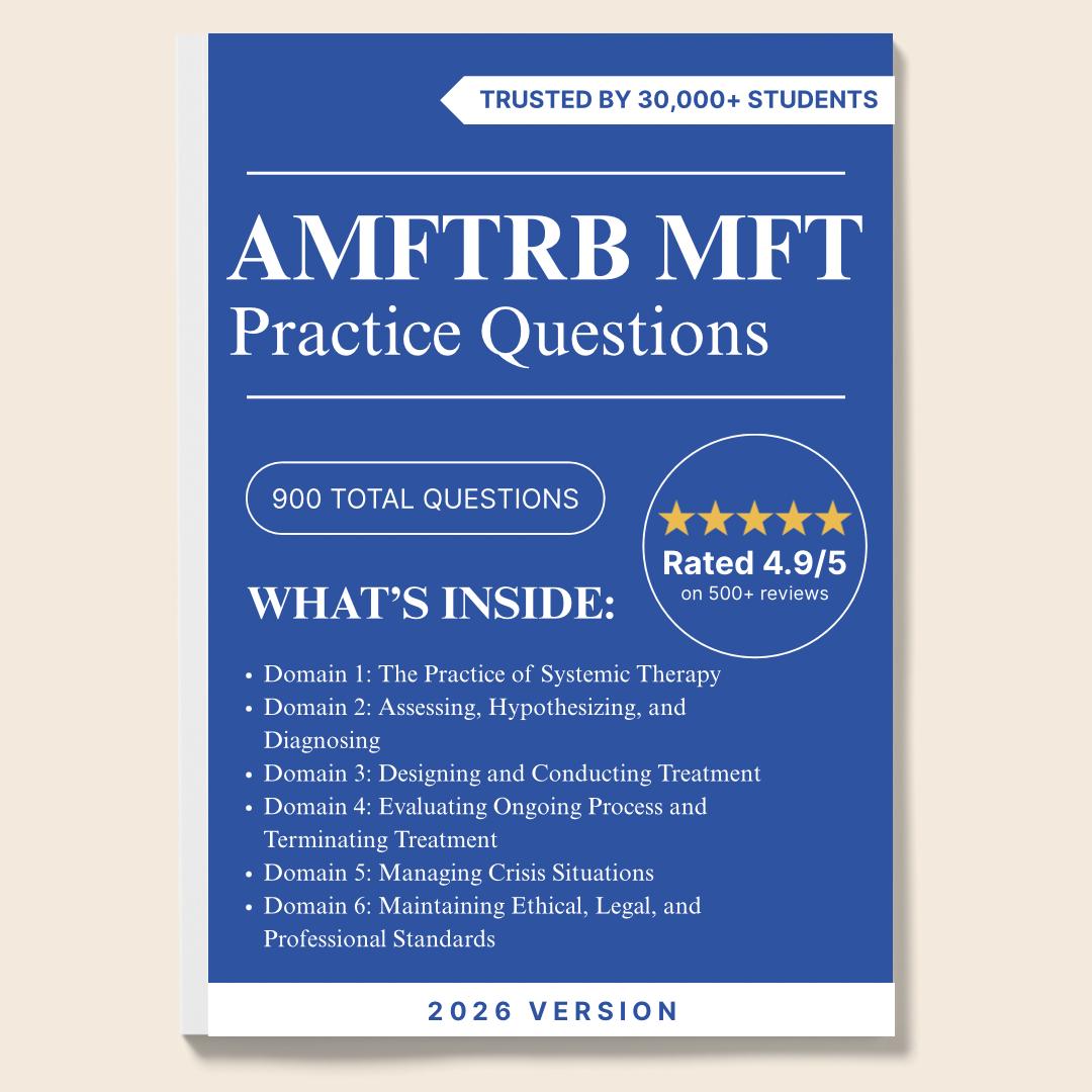 AMFTRB MFT 2026 - 900 Practice Test Questions with Detailed Answers ...