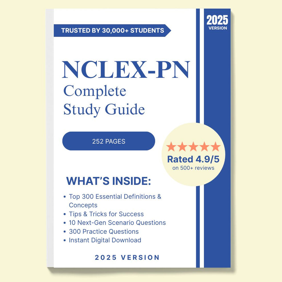 NCLEX-PN Study Pack: 2 Essential Guides & 1,300 Practice Qs – The ...