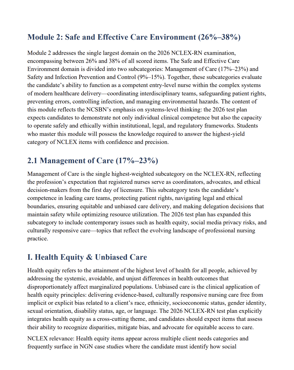 NCLEX-RN 2026 Study Guide – 413 Pages - Updated for NGN – The Health Exams