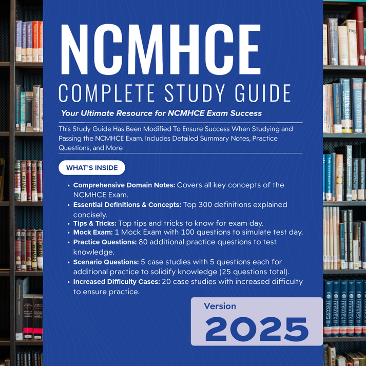 NCMHCE eBook + 1,325 Practice Questions Bundle (Digital Download) – The ...