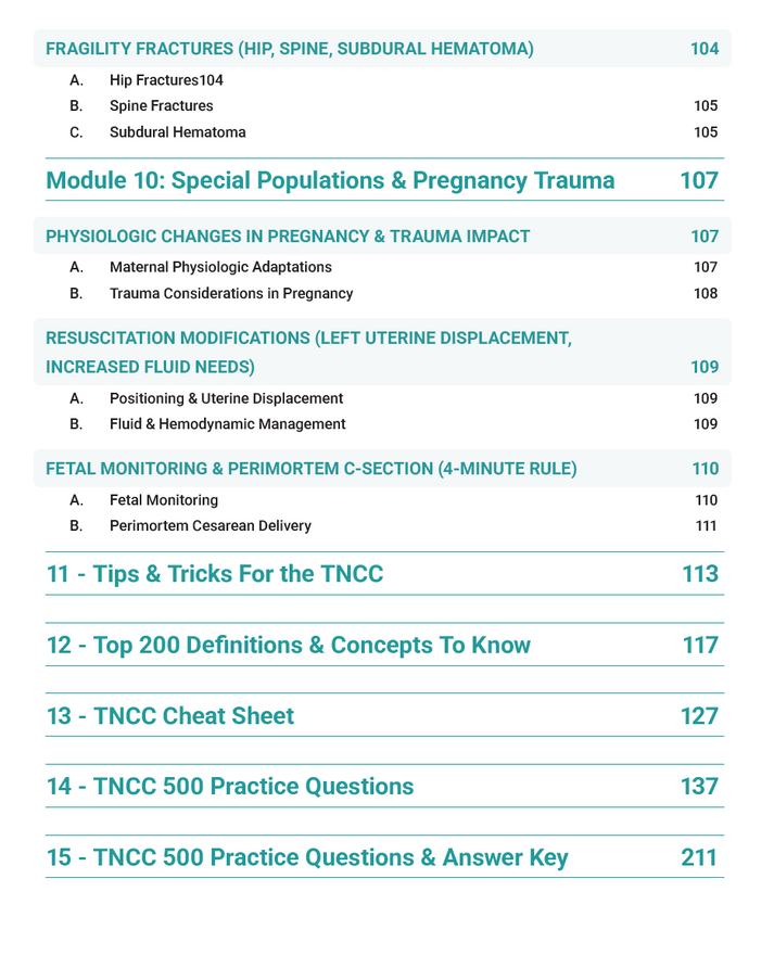 TNCC 2025 Complete Study Guide – The Health Exams