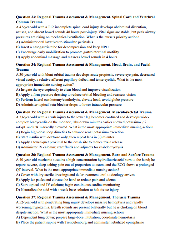 TNCC Practice Questions – 850 Exam-Aligned Questions – The Health Exams