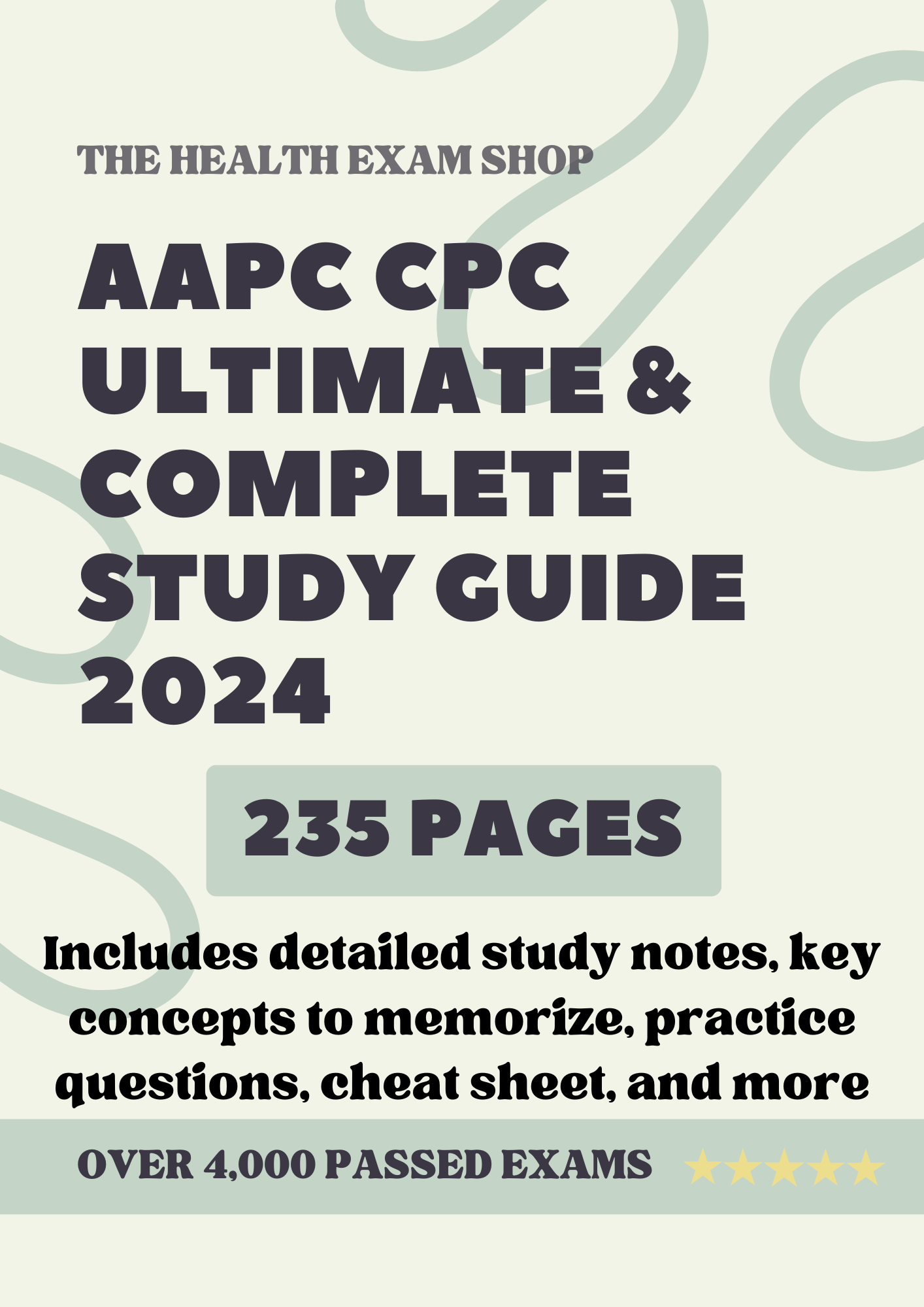 AAPC CPC Exam Preparation Study Guide | 235 Pages & More – The Health Exams